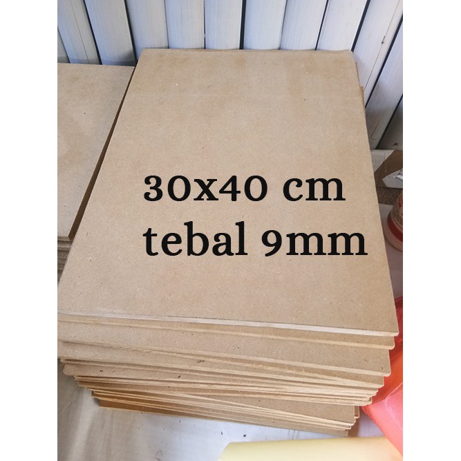 Jual Papan MDF 30X40 CM Tebal 9MM | Shopee Indonesia