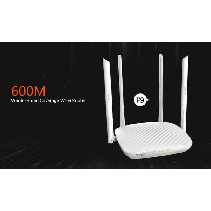 Jual Tenda F9 Router 600M Whole-Home Coverage Wi-Fi Router | Shopee ...