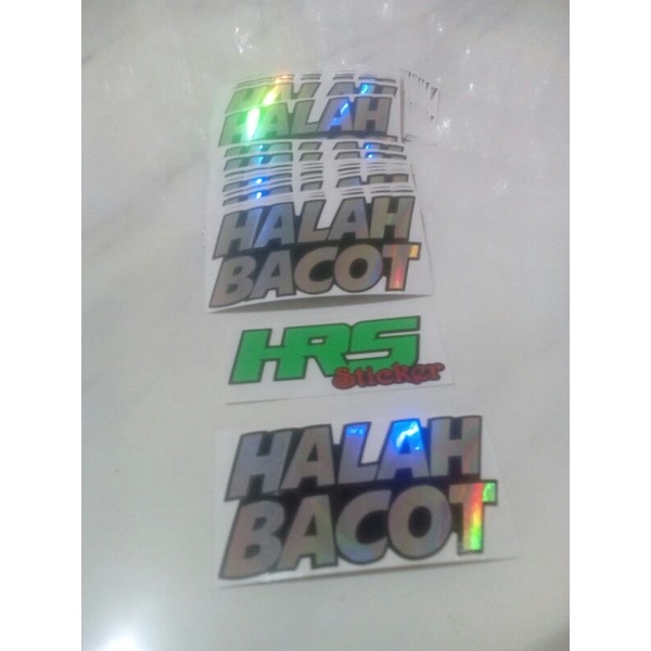 Jual sticker HALAL BACOT cutting | Shopee Indonesia