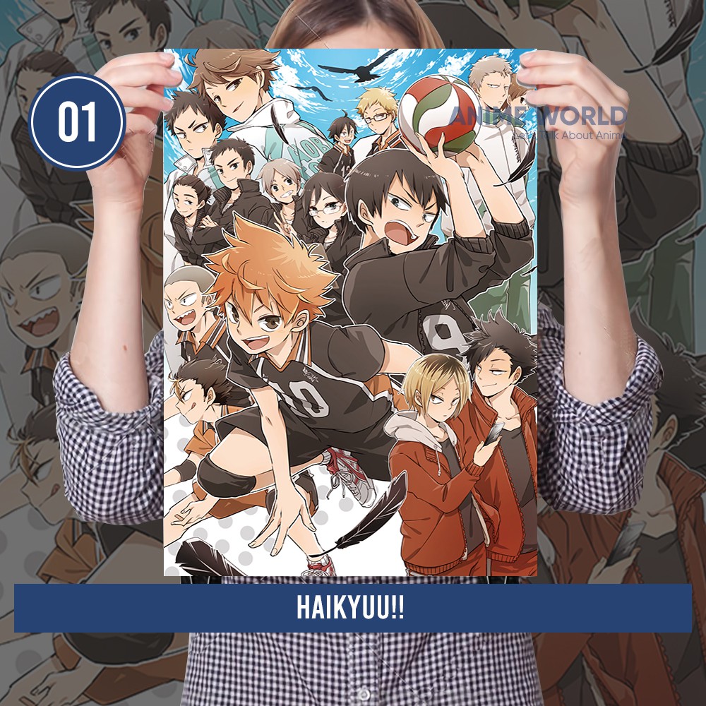 Jual Poster Anime Haikyuu Lengkap Size A3 - Hiasan Dinding Haikyuu ...