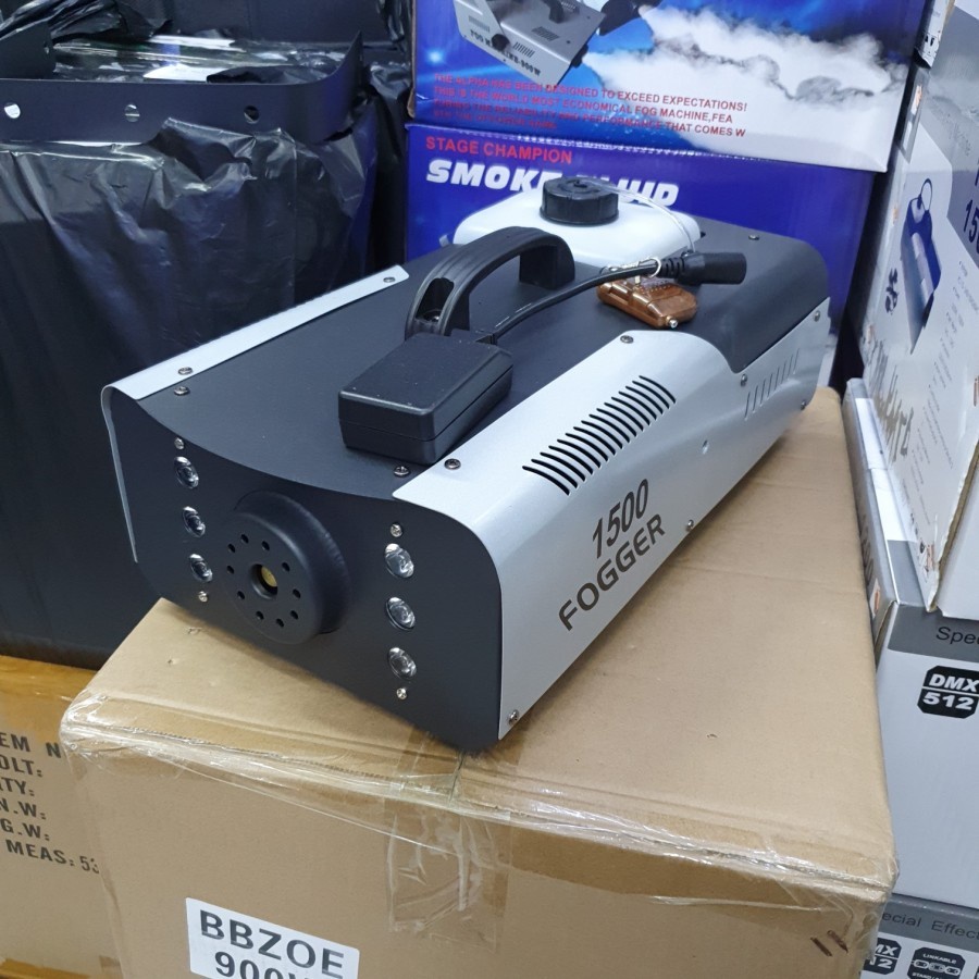 Jual Mesin Fogging 1500 Watt LED Wireless Control | Shopee Indonesia