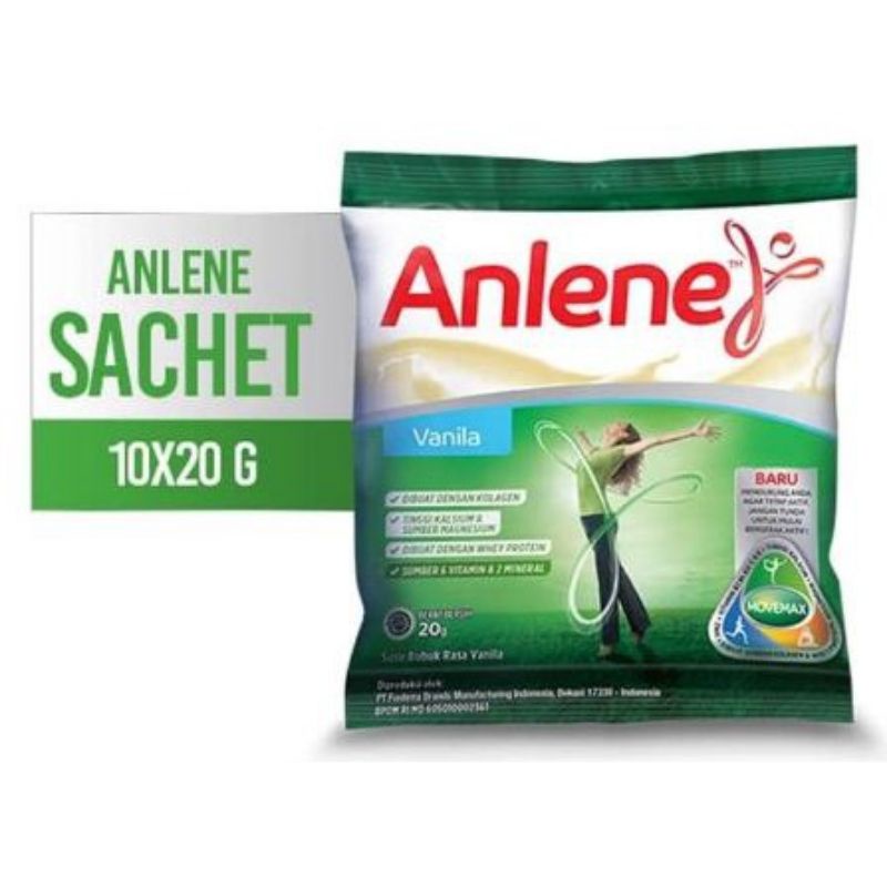 Jual Anlene Gold Sachet / Actifit Vanila 10x20gr & Cokelat 10x25gr ...