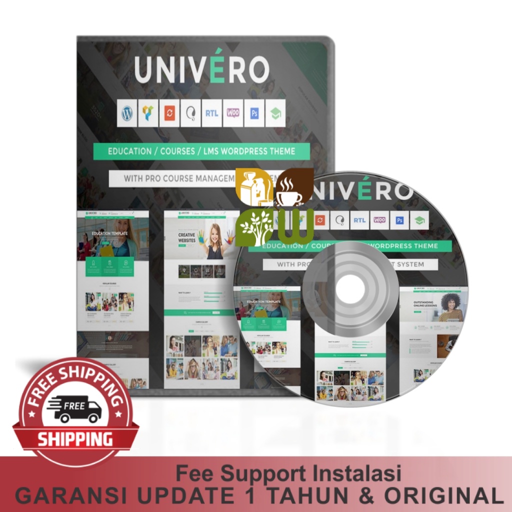 Jual Univero-Education-LMS-Courses Template Wordpress Premium Lembaga ...
