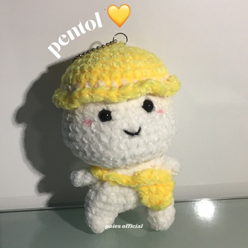 Jual Poies Crochet Pentol Character Plushies | Shopee Indonesia