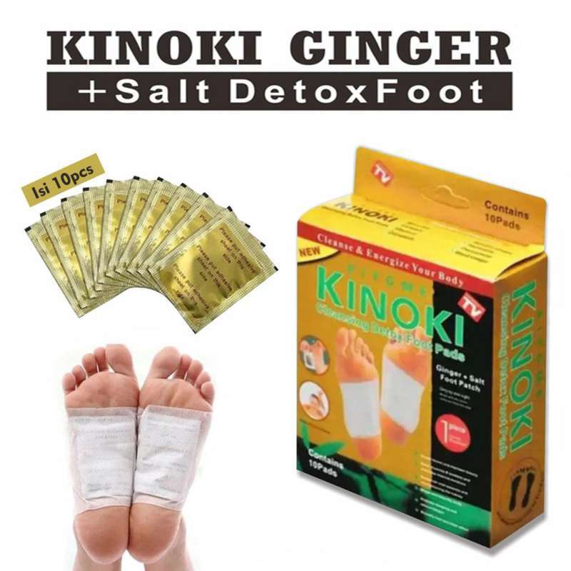 Jual Kinoki Foot Patch Gold Koyo Detox Ampuh 1Box isi 10 pcs | Shopee ...
