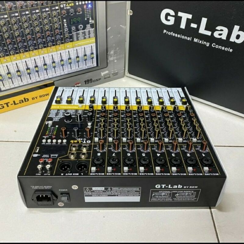 Jual Mixer gt lab by rdw 8 channel G8BL hardcase original | Shopee Indonesia