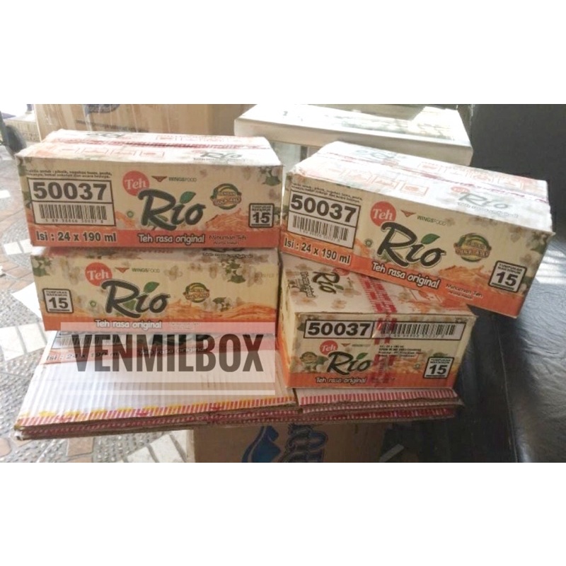 Jual Kardus bekas TEH RIO 33x23x12 cm SW 200 | Shopee Indonesia