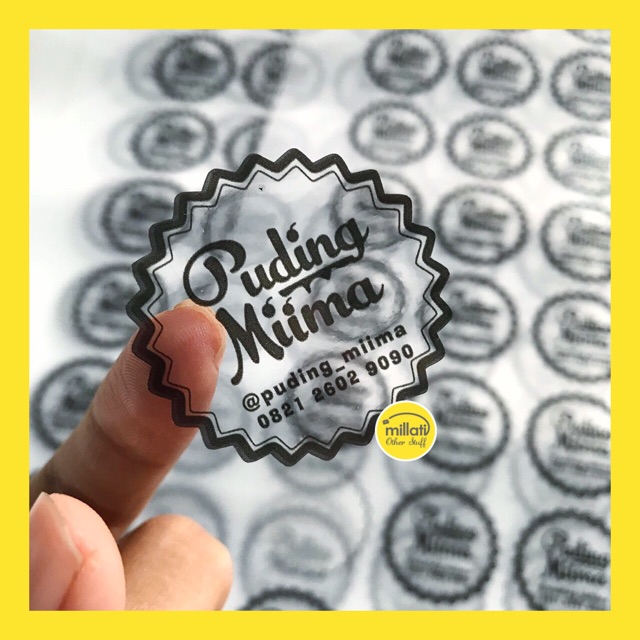 Jual MILLATI OTHERSTUFF: STICKER BENING UNTUK KEMASAN MINUMAN ATAU ...