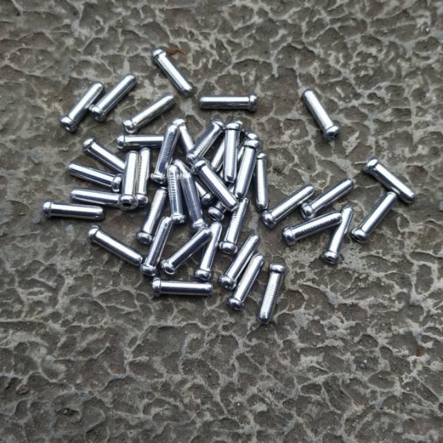Jual End caps alloy untuk cable shifter dan kabel brake | Shopee Indonesia