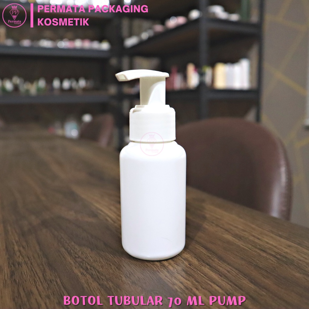 Jual Botol Plastik Tubular 70ml Pump / Botol Tubular 70ml Pump | Shopee ...