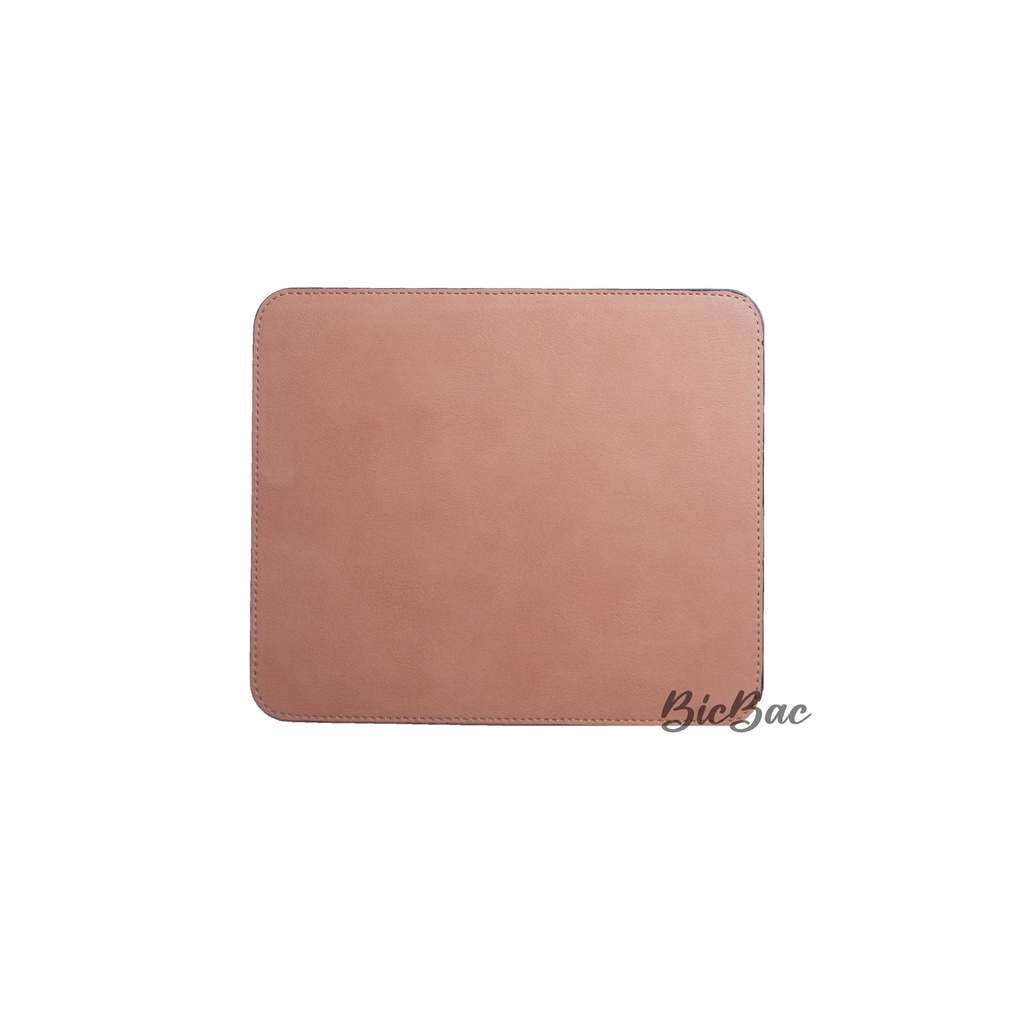 Jual BICBAC MOUSEPAD ORANGE LEATHER KULIT TEMPAT ALAS MOUSE ANTI SLIP ...