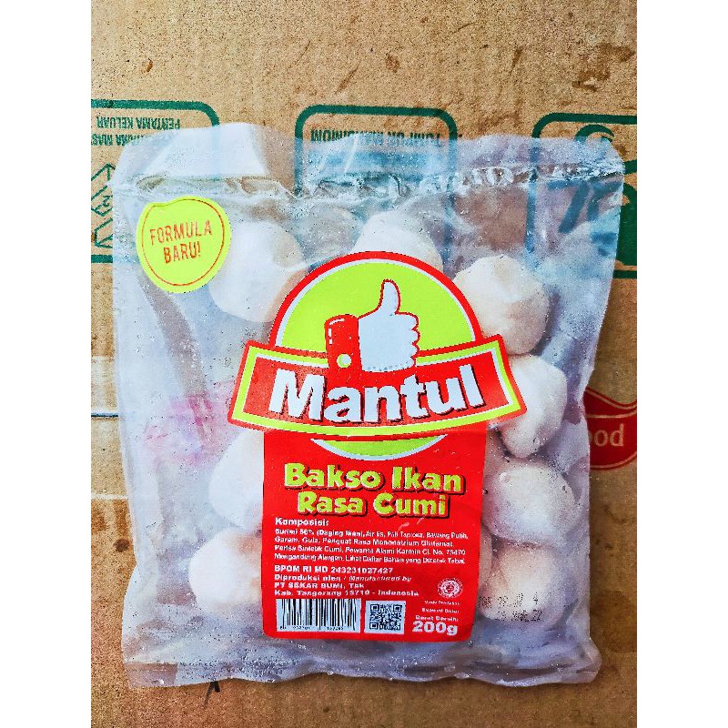 Jual mantul baso ikan/ikan cumi /ikan udang 200gr atau 500gr | Shopee ...