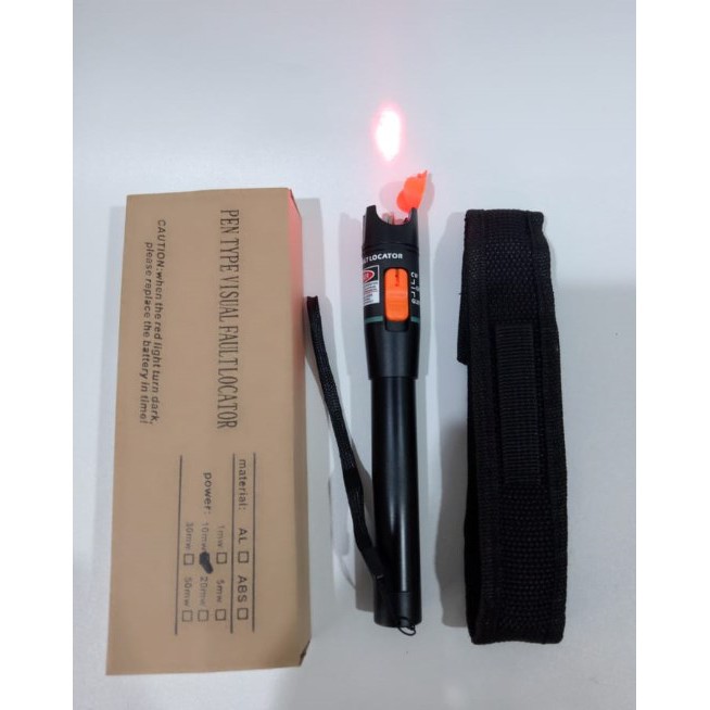 Jual Visual Fault Locator 10mW 10 Km VFL 10mW laser Fiber Optik senter ...
