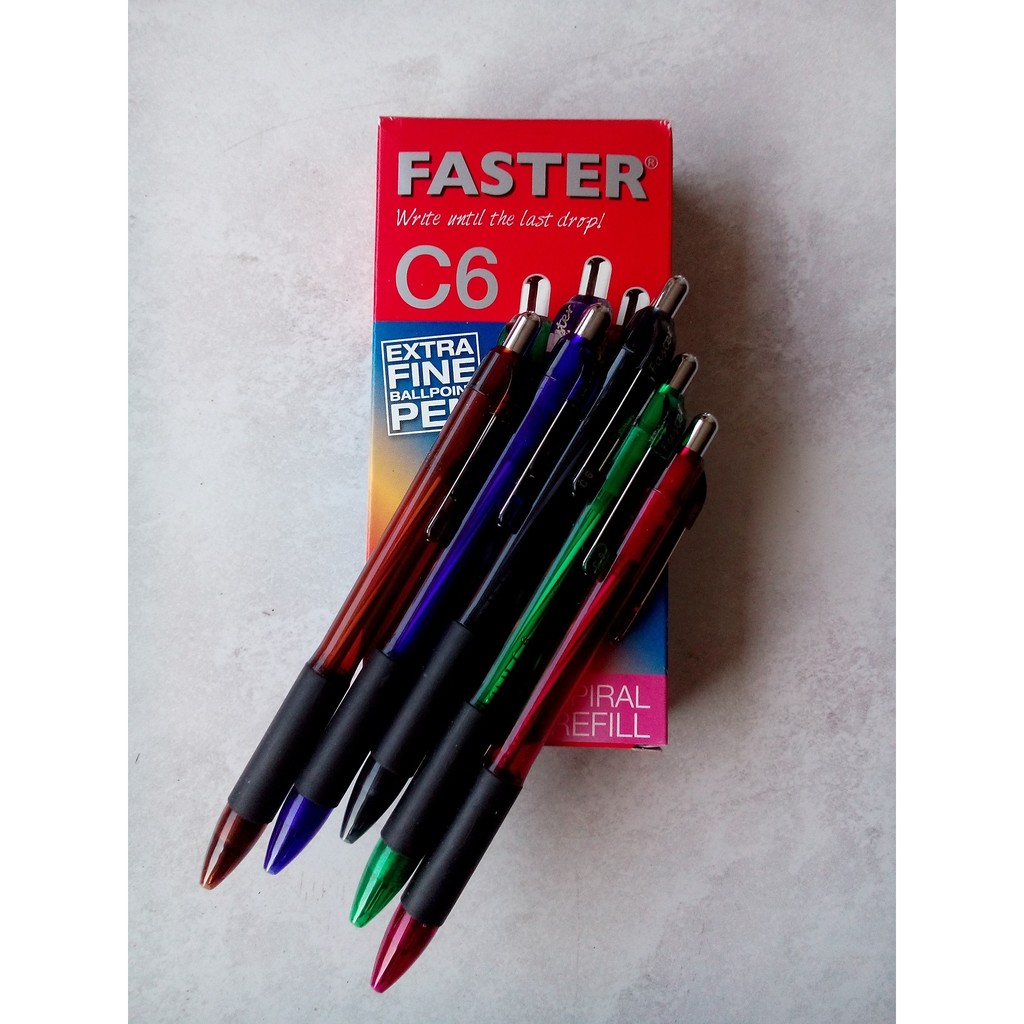 Jual ballpoint faster C6 | Shopee Indonesia