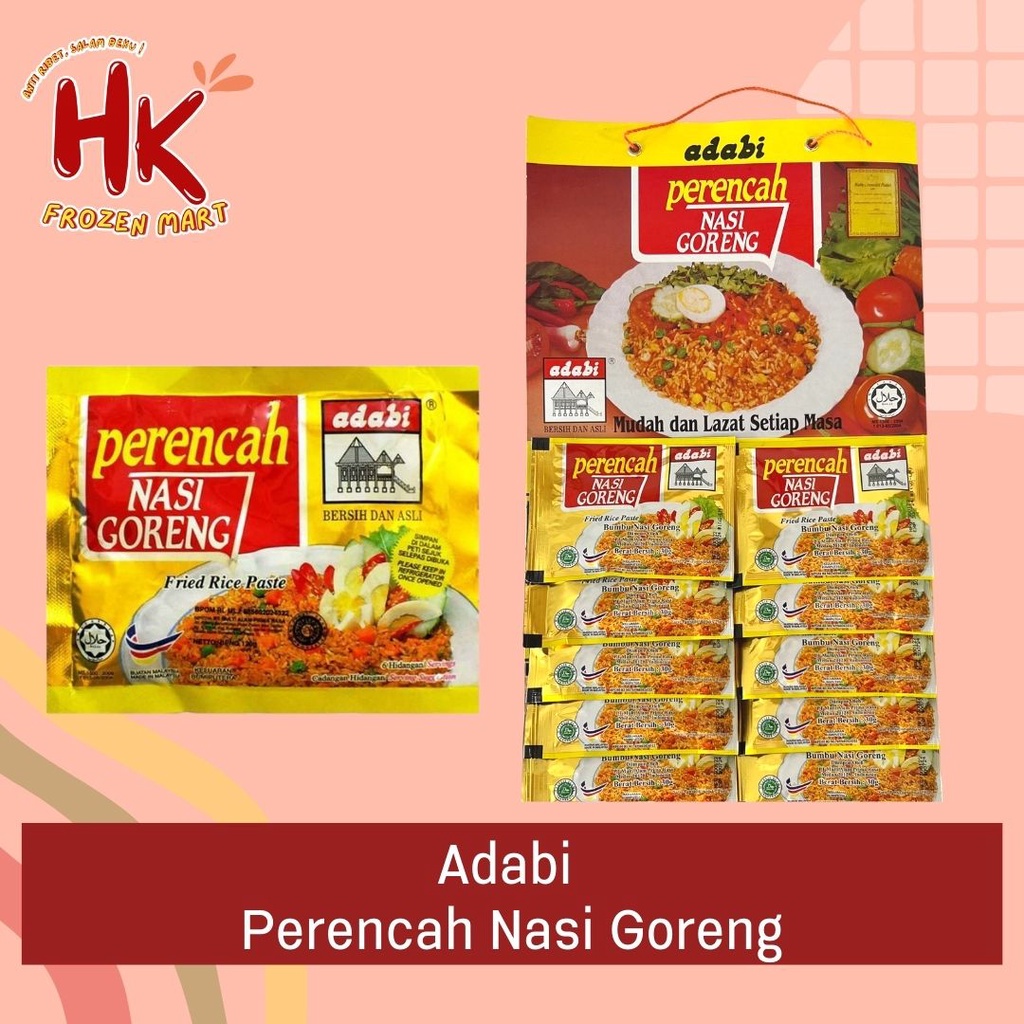 Jual Adabi Perencah Nasi Goreng / bumbu siap masak praktis serba guna ...