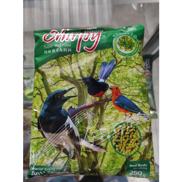 Jual Chirpy pakan burung kemasan 250gram | Shopee Indonesia