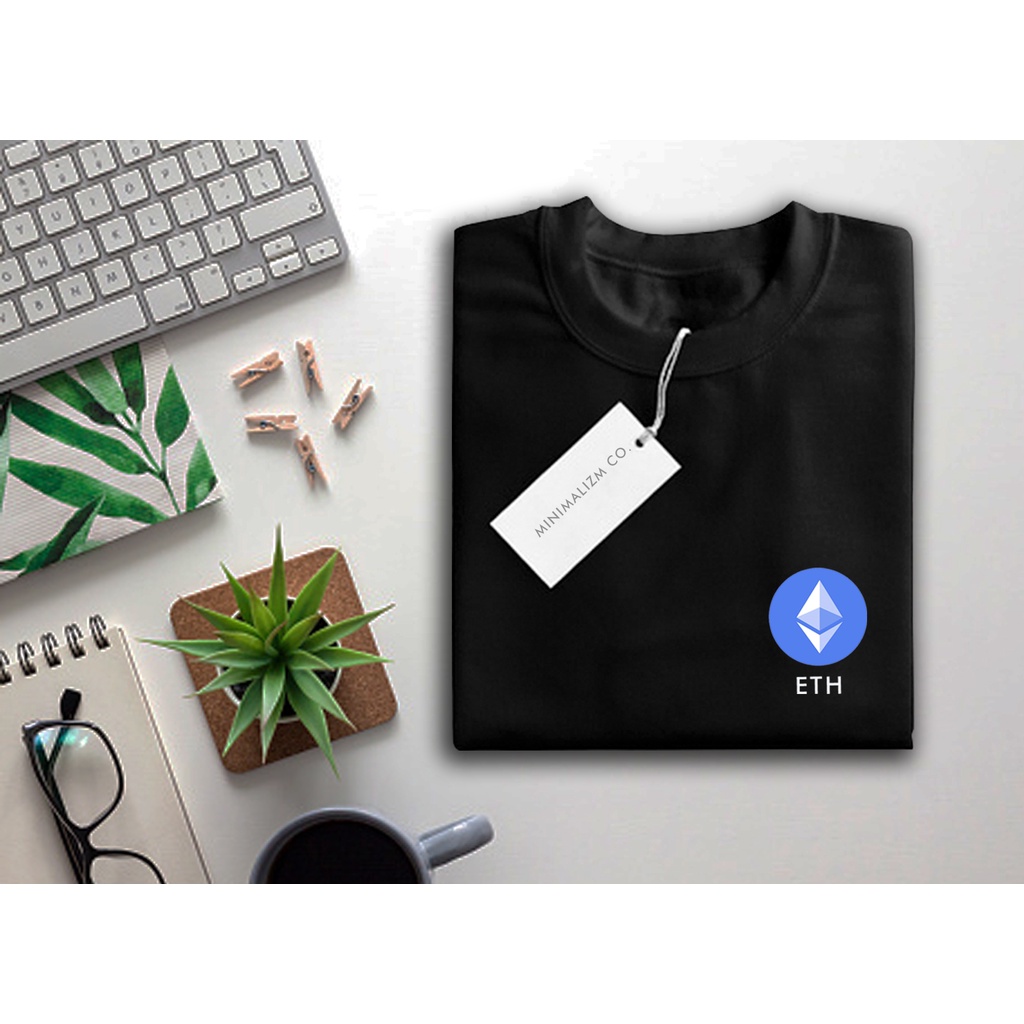 Jual T-shirt Kaos Crypto Bitcoin Shiba Inu Binance ETH DOGE COIN / Baju ...