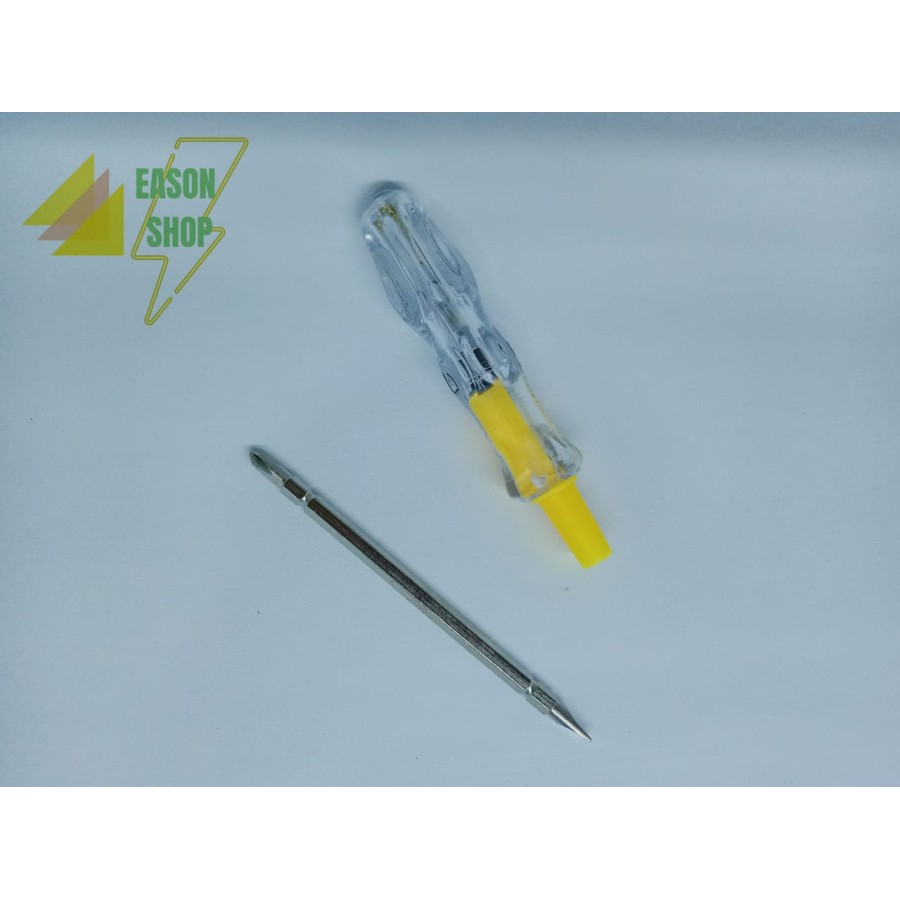 Jual Obeng Tespen Bolak Balik Plus/Minus Testpen Listrik Multifungsi ...