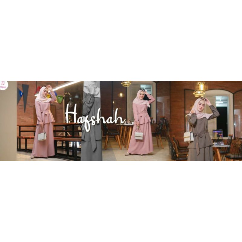 Jual Hafshah Dress by Fauz Hijab (Siap Kirim) | Shopee Indonesia