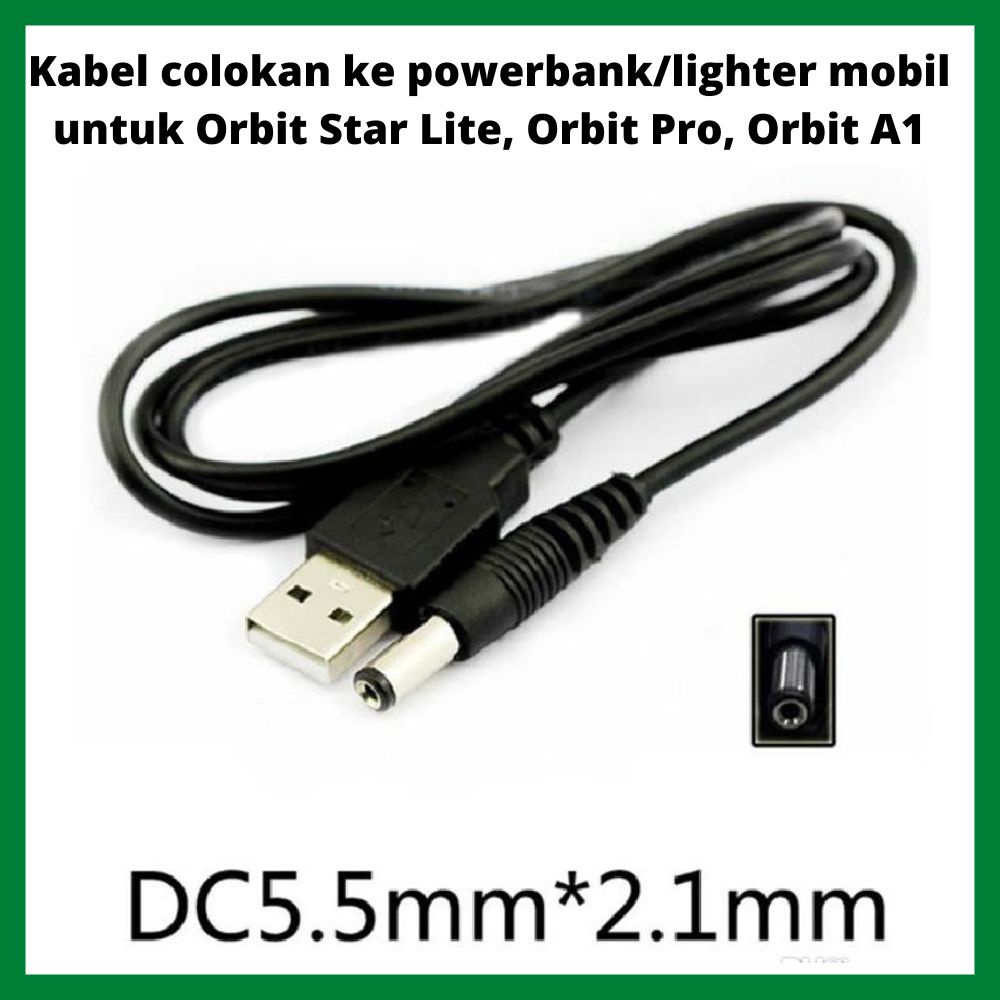 Jual Kabel USB DC 5v Power Supply Modem Telkomsel Orbit | Shopee Indonesia