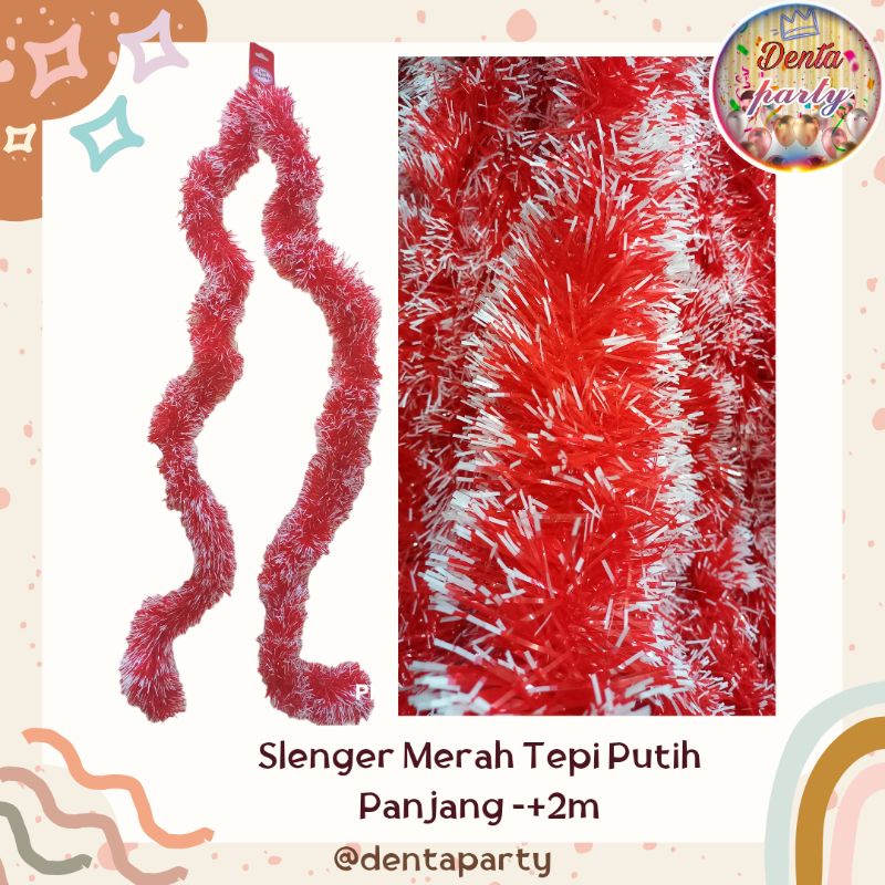 Jual Slenger Merah Tepi Putih/Slinger Merah Putih Tipis 5cm x 2mtr ...