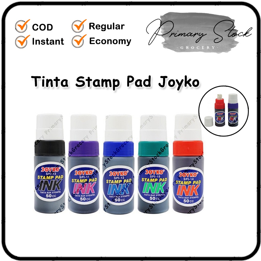 Jual Tinta JOYKO INK 50cc Tinta Stamp Pad Bak Stempel Permanen Tinta ...