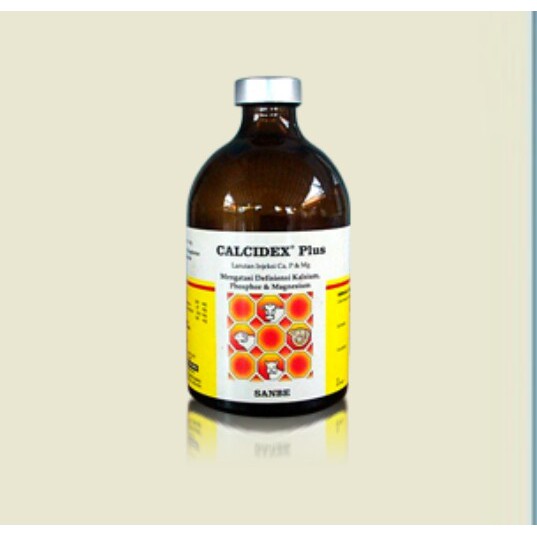 Jual calcidex 100ml obat defisiensi kalsium phospor magnesium hewan ...
