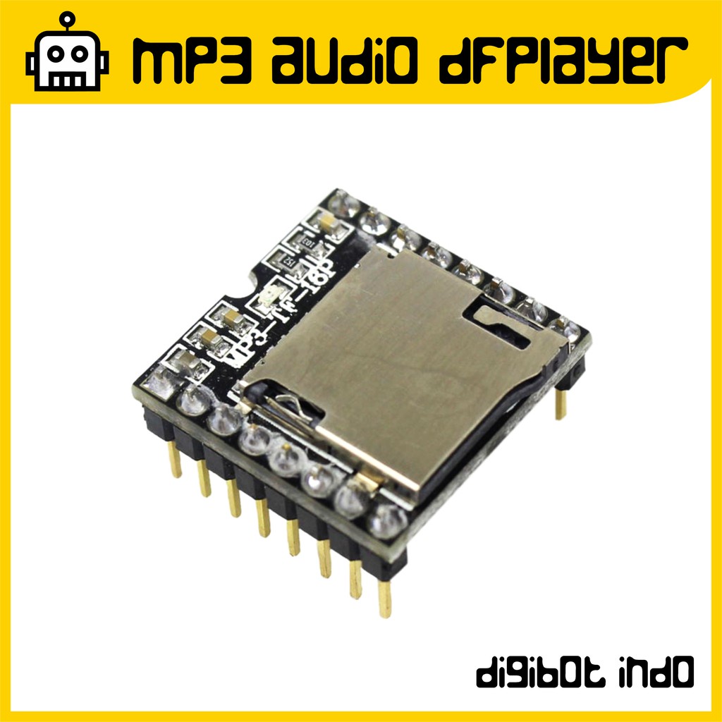 Jual DFPlayer MP3 Audio Player Module - TF Card U-Disk Voice Decoder ...