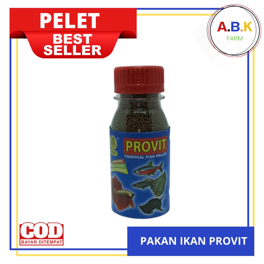 Jual PELET IKAN KECIL PROVIT / PELLET IKAN BERVITAMIN | Shopee Indonesia