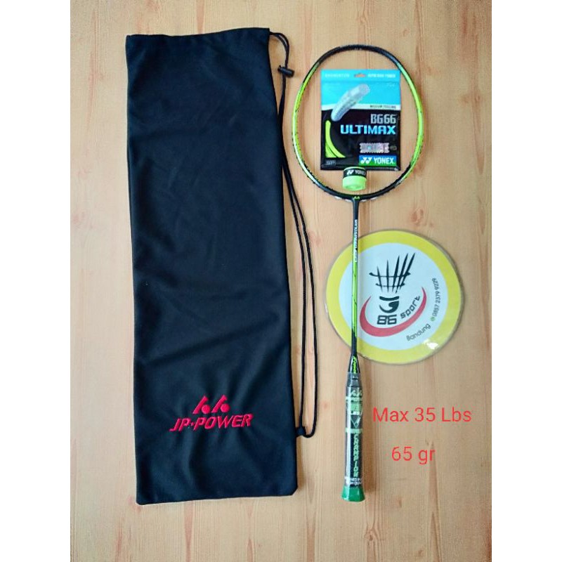 Jual RAKET JP POWER WINDSPEED 60 PRODUK ORIGINAL 65 gr KUALITAS RAKET ...