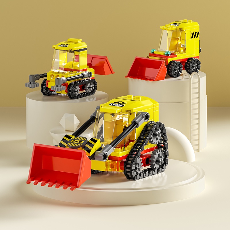 Jual Mainan Mobil Mainan Block Excavator Engineering Truk Mainan ...