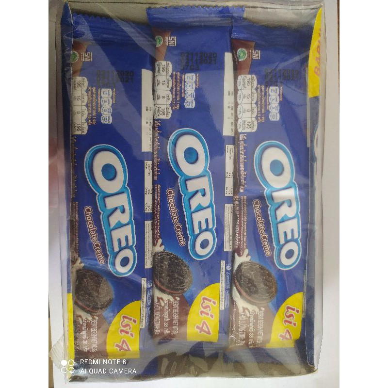 Jual Oreo Chocolate 12 pcs @38gram Isi 4 | Shopee Indonesia