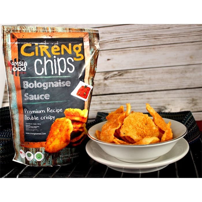 Jual CIRENG CHIPS Keripik Cireng Makanan Cemilan Khas Bandung Lada ...