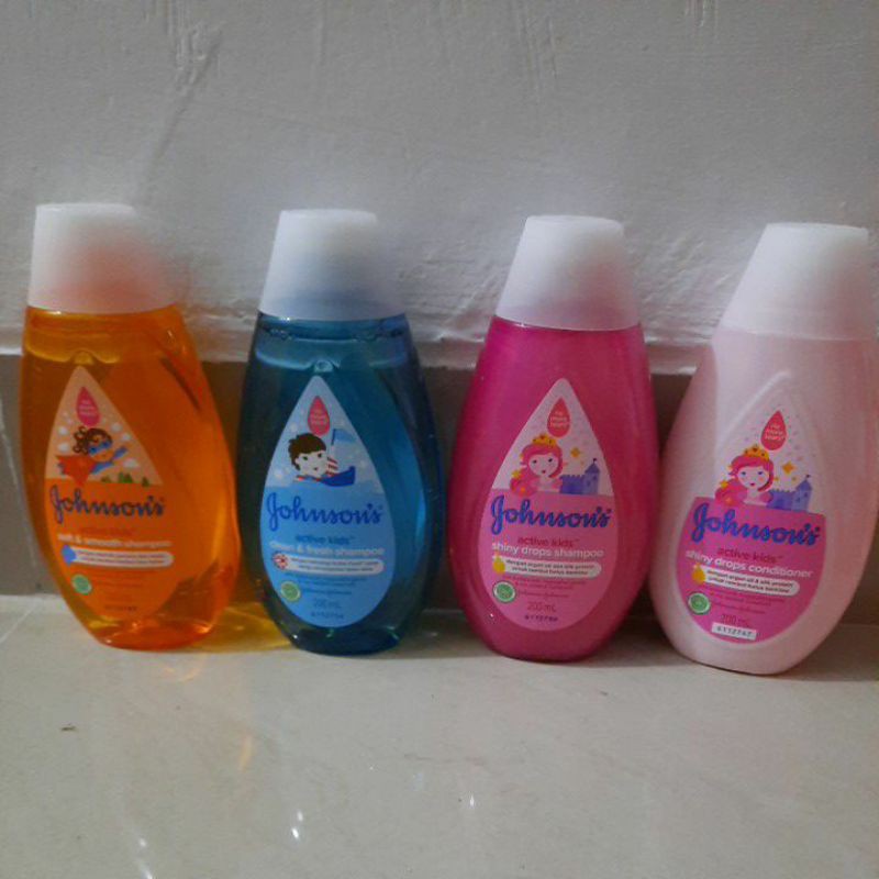 Jual Johnson's Active Kids Shampoo / Conditioner 200ml | Shopee Indonesia