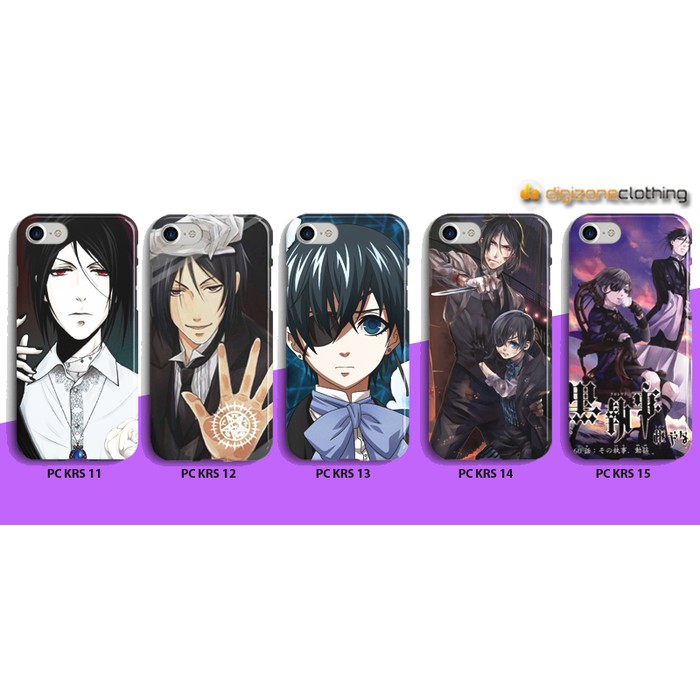 Jual Hardcase HP Lucu Karakter Anime Black Butler Custom Desain Suka ...