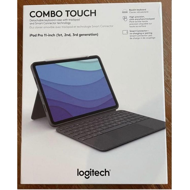 Jual Ipad Pro 11 Inch M1 3Rd 2021 / 2Nd 2020 Logitech Combo Touch ...