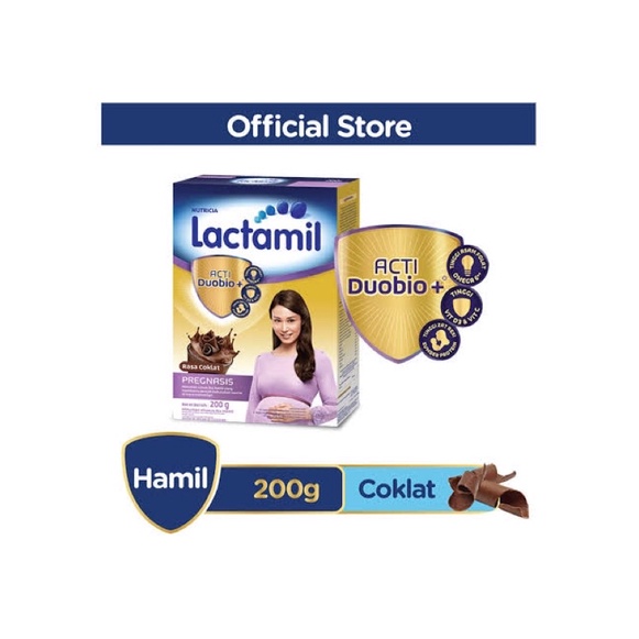 Jual Lactamil Susu Bubuk Ibu Hamil Pregnasis Coklat 200G | Shopee Indonesia