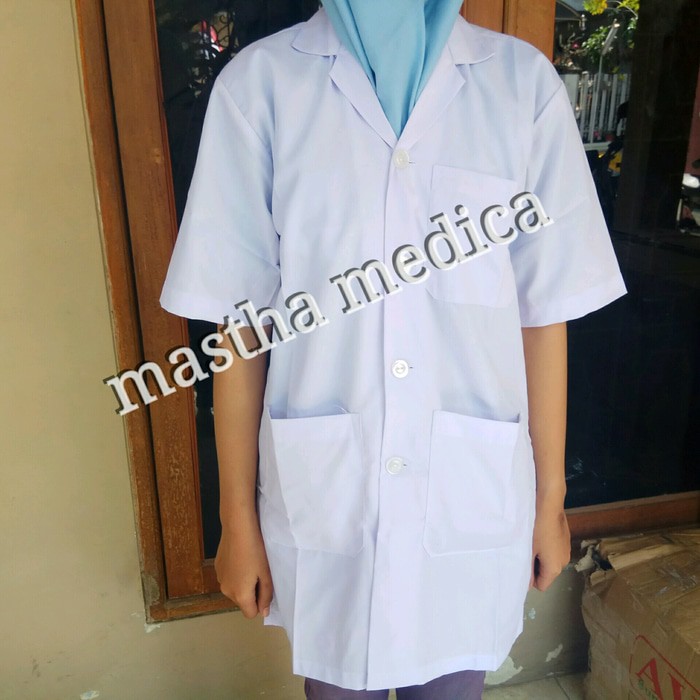 Jual Jas Lab Laboratorium lengan Pendek | Shopee Indonesia