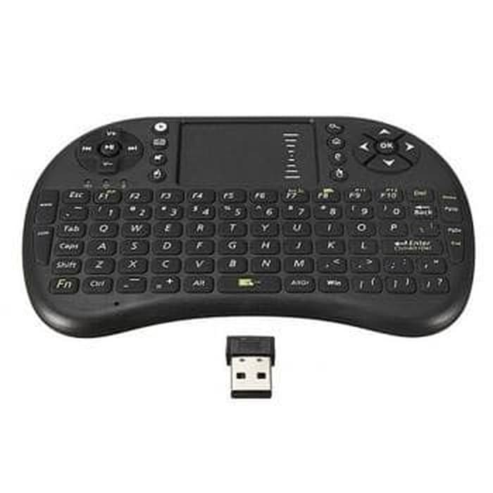 Jual Keyboard Mini Wireless USB Dongle 2.4GHz dengan TouchPad Fungsi ...