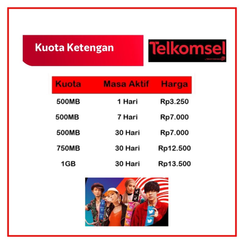 Jual Kuota Telkomsel Murah Diskon 10% | Shopee Indonesia