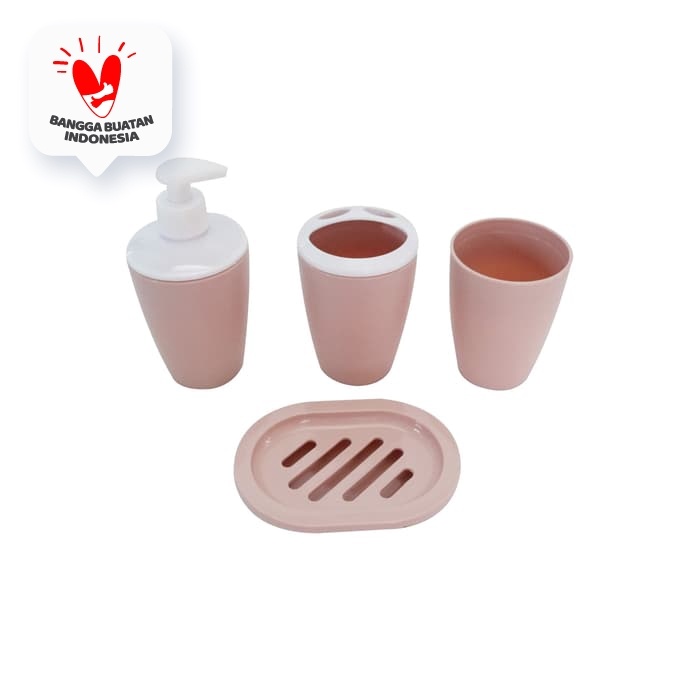 Jual JYSK SET ALAT MANDI NYTTIGE BATHROOM SET 4PC/SET | Shopee Indonesia