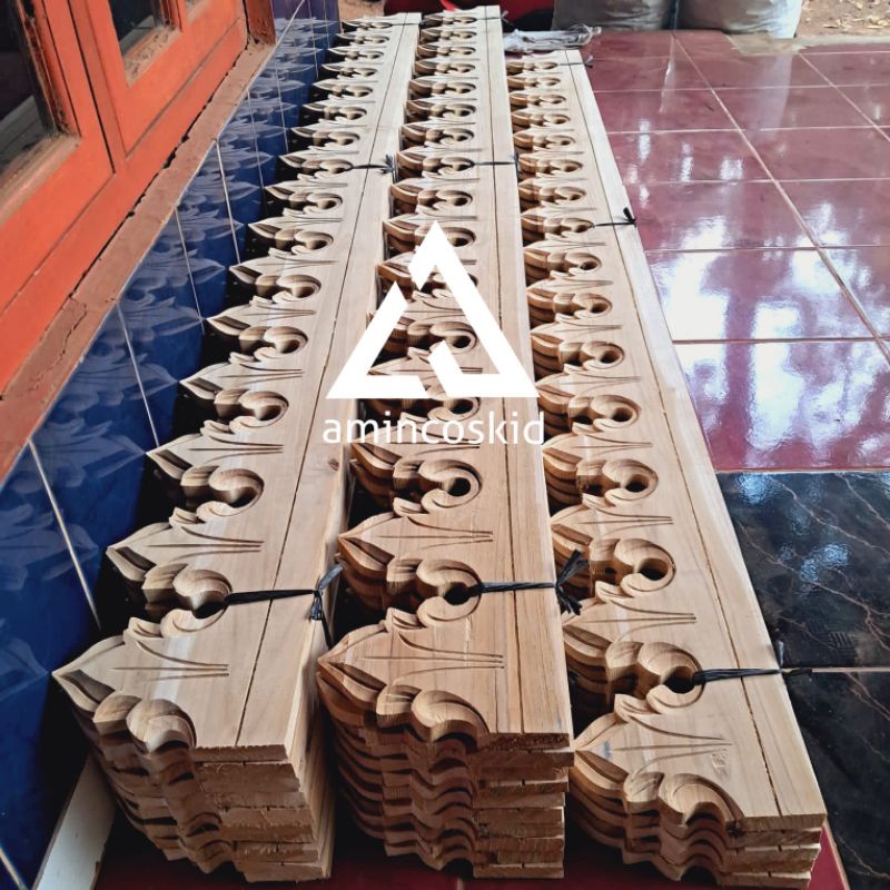 Jual [TERLARIS] lisplang kayu ukiran | Shopee Indonesia