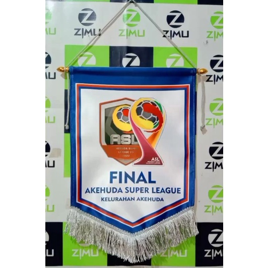 Jual Bendera gantung (model G)/ Pennant/ Vandel BESAR RUMBAI BAWAH ...