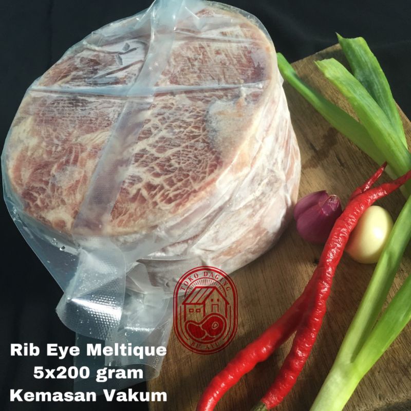 Jual Daging Rib Eye Meltique / Meltik Wagyu Steak Premium @1kg Murah ...