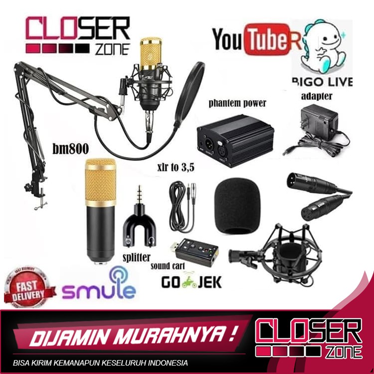 Jual PAKET SUPER KOMPLIT Mic Microphone BM800 Phantom Power HOME ... Jual PAKET SUPER KOMPLIT Mic Microphone BM800 Phantom Power HOME ...