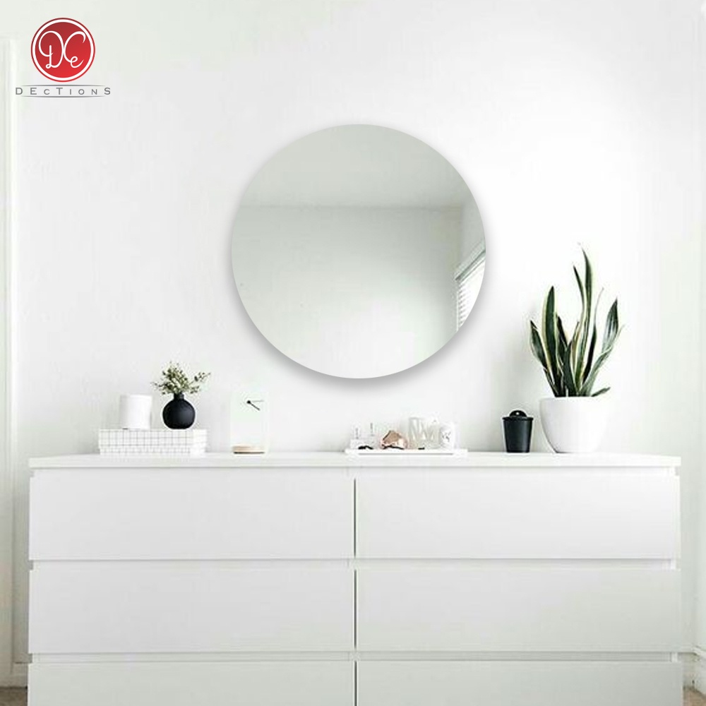 Jual DEcTionS Kaca Cermin Dinding Bulat Aesthetic Round Mirror ...