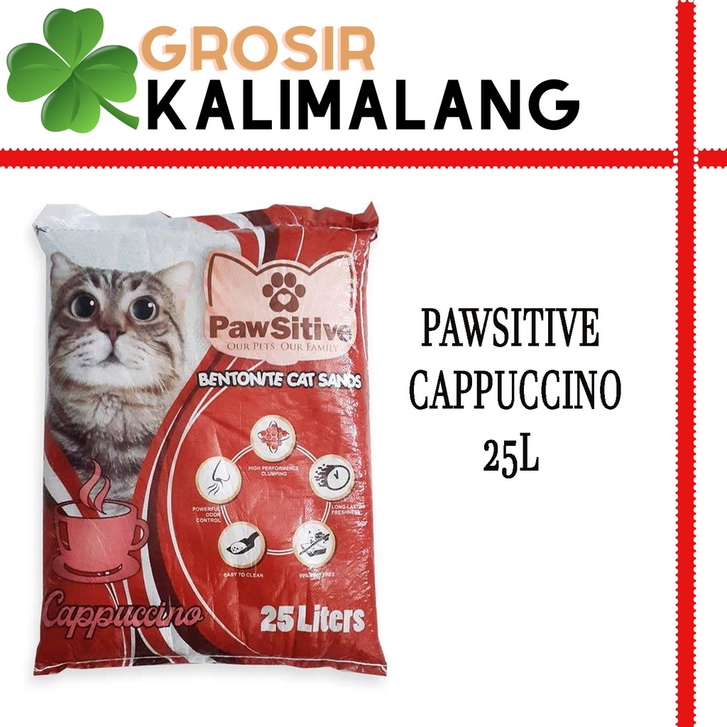 Jual Pasir Kucing Pawsitive Cappuccino 20k (Grab/Gosend) | Shopee Indonesia