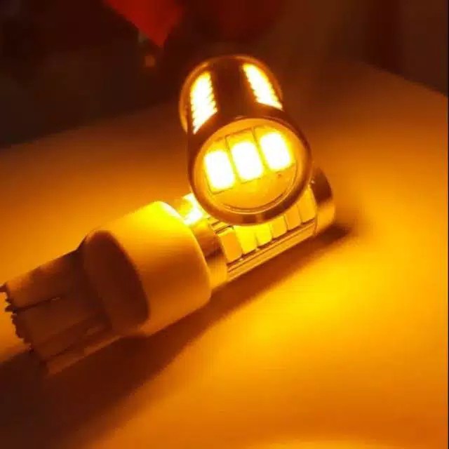 Jual Lampu Led Plasma Sen Atret Riting Rem 1Buah Kuning oren Amber ...