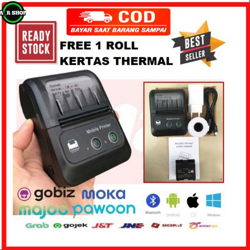 Jual Mesin Cetak Print Printer Mini Struk Resi Bluetooth | Shopee Indonesia