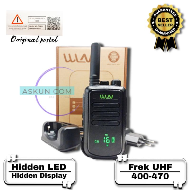 Jual Radio HT Wln Display / HT Wln KD C100 original postel | Shopee ...
